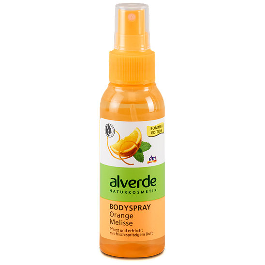 alverde Bodyspray Orange Melisse Sommer Edition