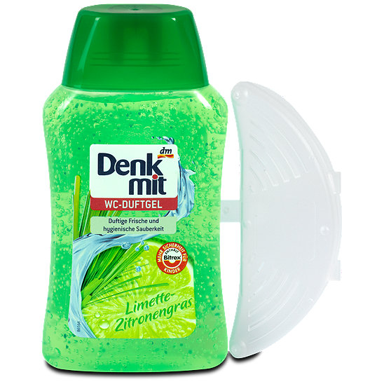 Denkmit WC-Duftgel Limette-Zitronengras