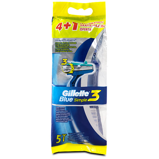 Gillette Blue 3 Simple Einwegrasierer - Einwegrasierer