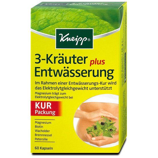 Kneipp 3-Kräuter Entwässerung plus Kapseln