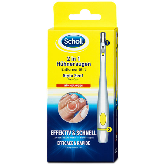 Scholl 2 in 1 Hühneraugen Entferner Stift
