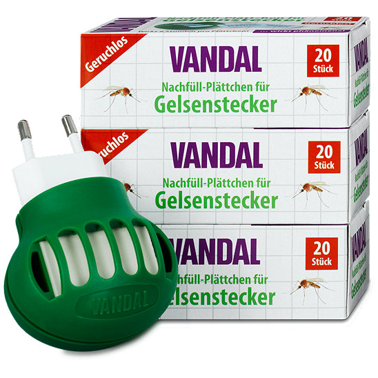 Vandal Gelsenstecker und Nachfüll-Plättchen